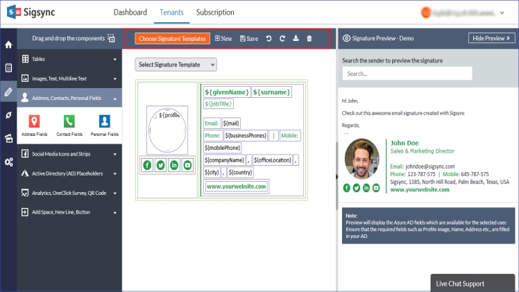 How to add different signatures for Microsoft 365 emails using Sigsync ...